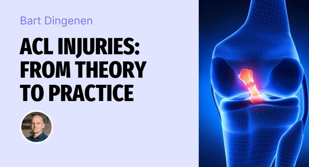 ACL Injury Physiotherapy Course | Online Training | Physiotutors
