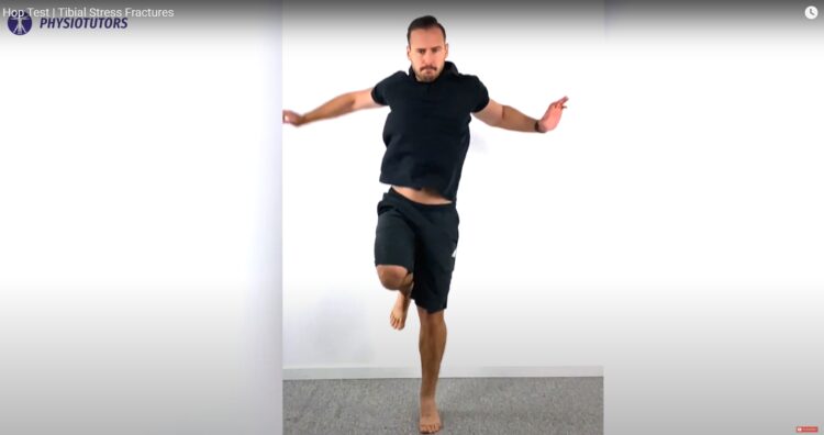 Hop test | Tibial Stress Fracture Screening