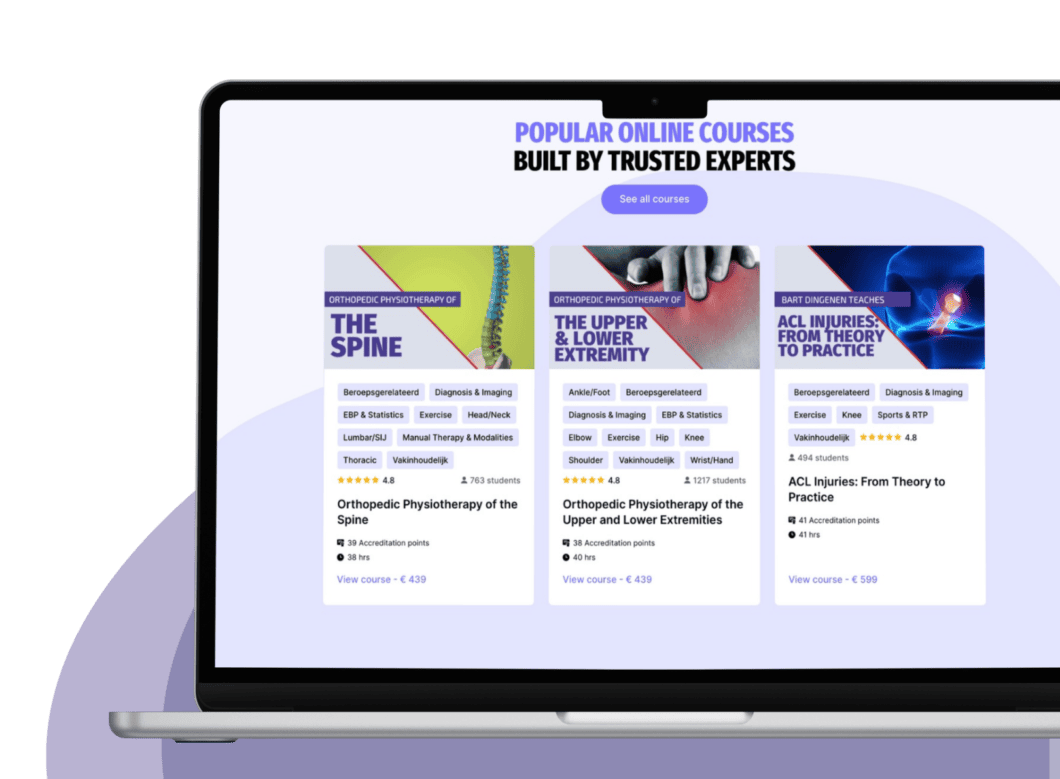 Physiotutors In-Person Physiotherapy Courses