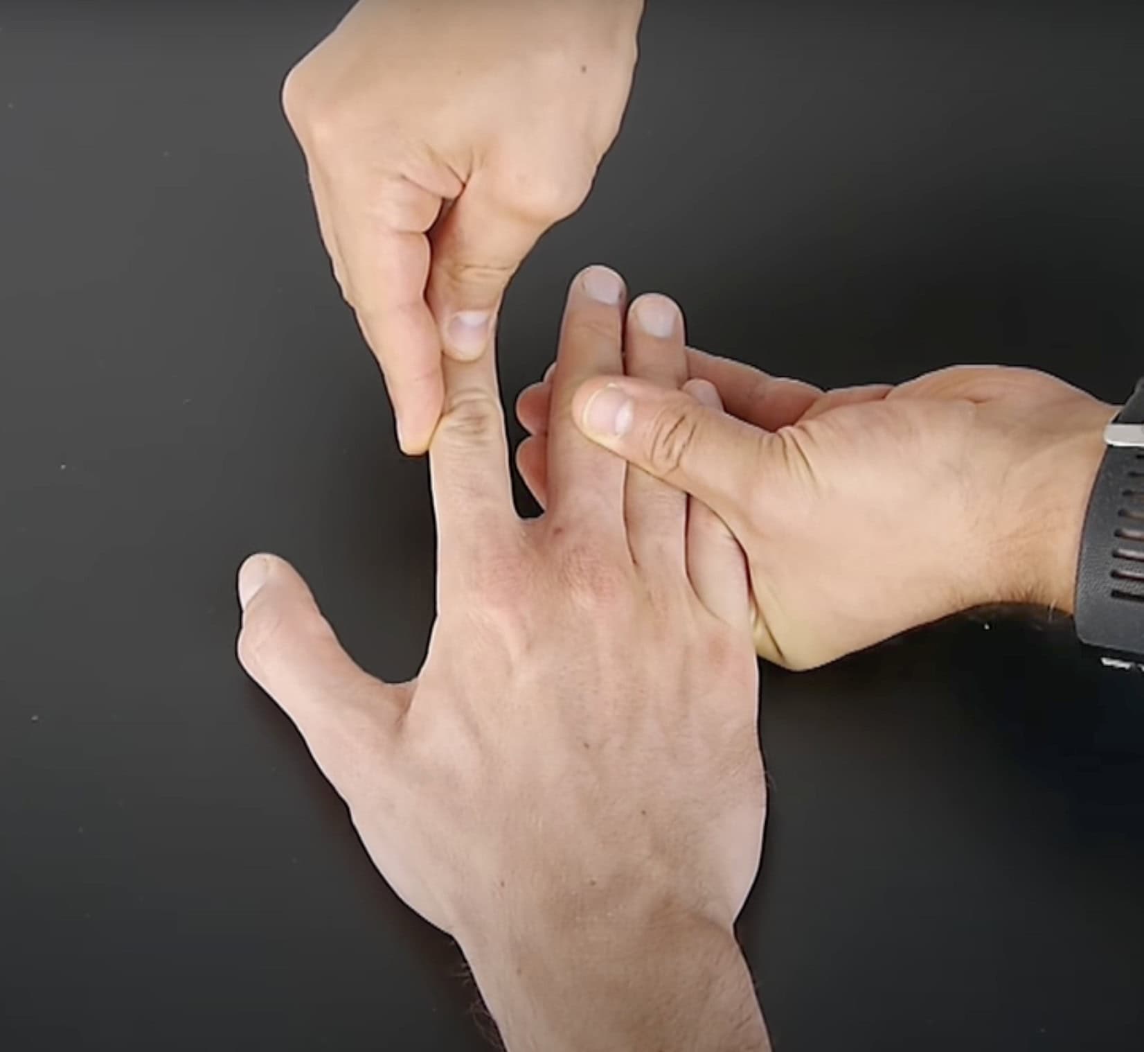 Myotome testing | T1: Dorsal Interosseus - Physiotutors