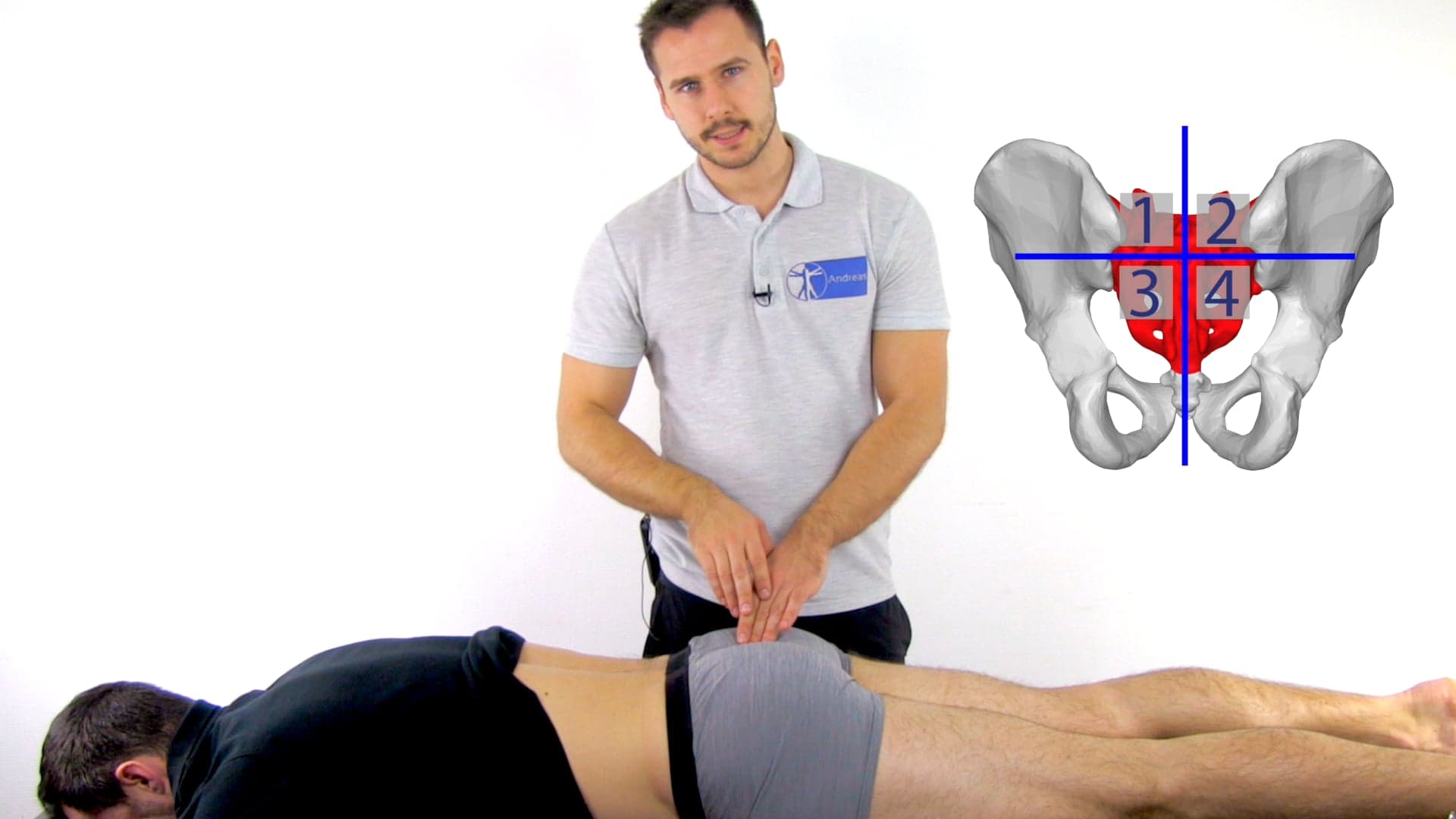 Counternutation Manipulation (cross grip) - Physiotutors